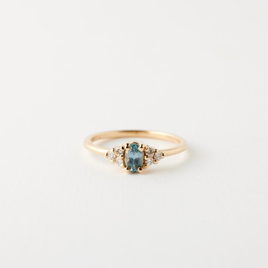 Poppy Ring - Alpine Blue Sapphire – Porter Gulch